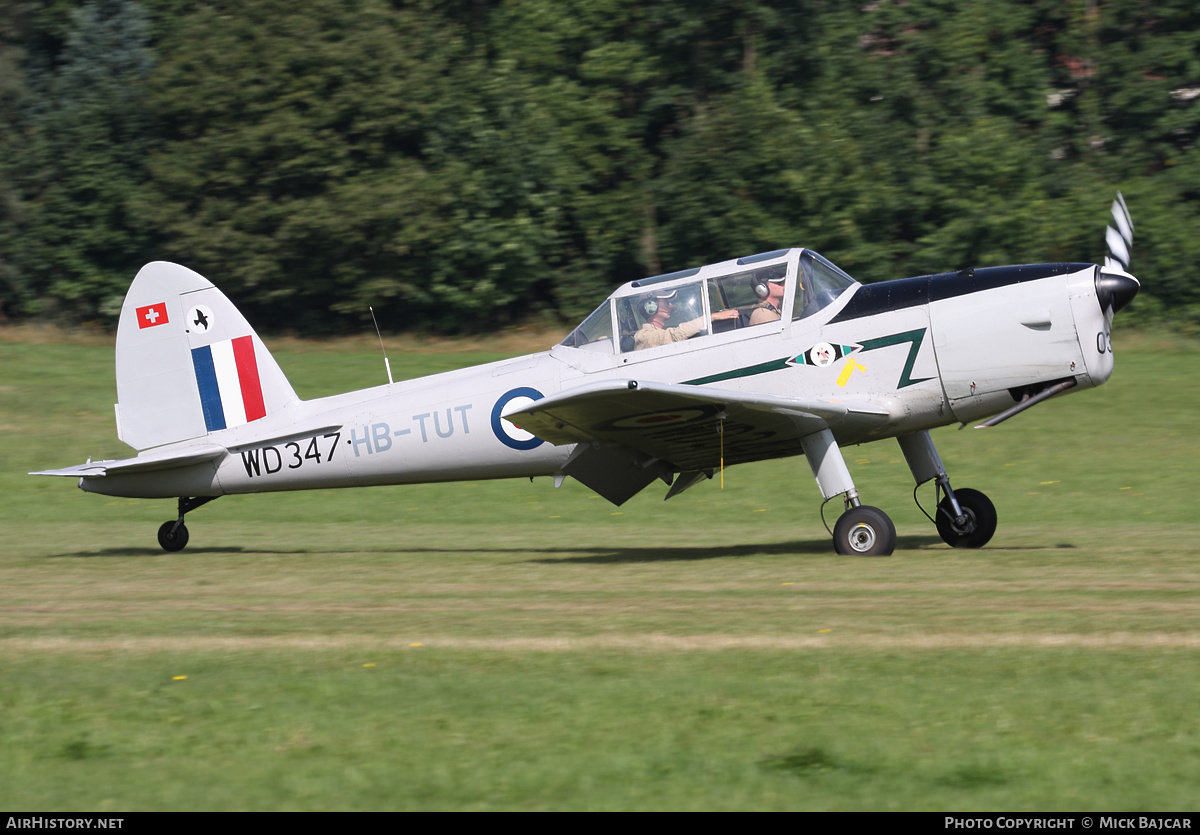 Aircraft Photo of HB-TUT / WD347 | De Havilland DHC-1 Chipmunk Mk22 | UK - Air Force ...