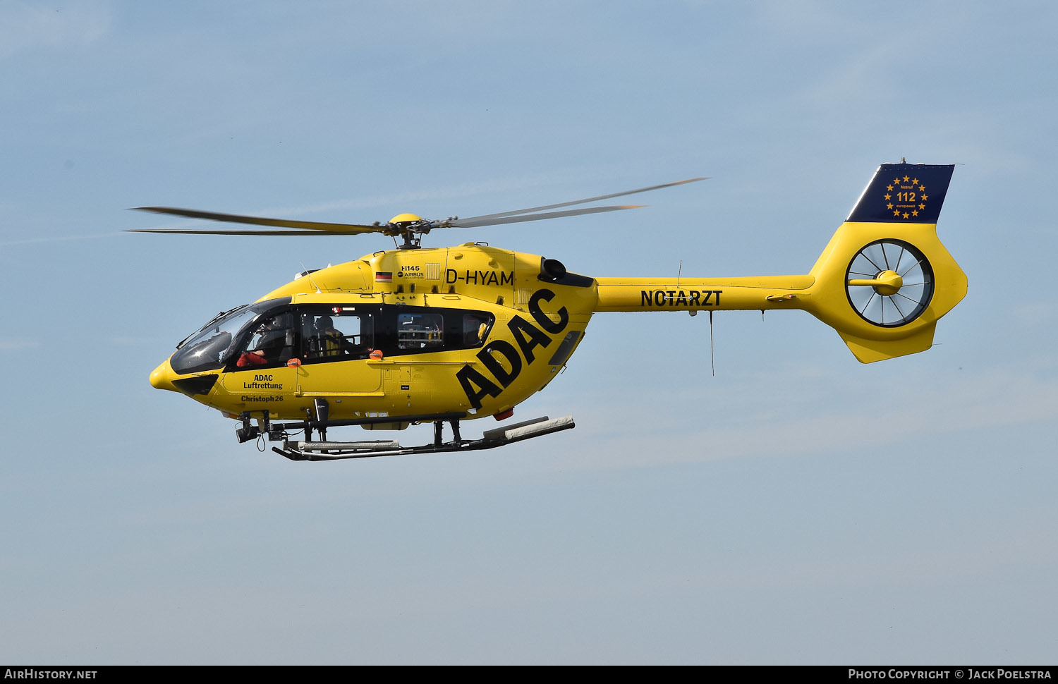 Aircraft Photo of D-HYAM | Airbus Helicopters EC-145 (BK-117 D-2) | ADAC Luftrettung ...