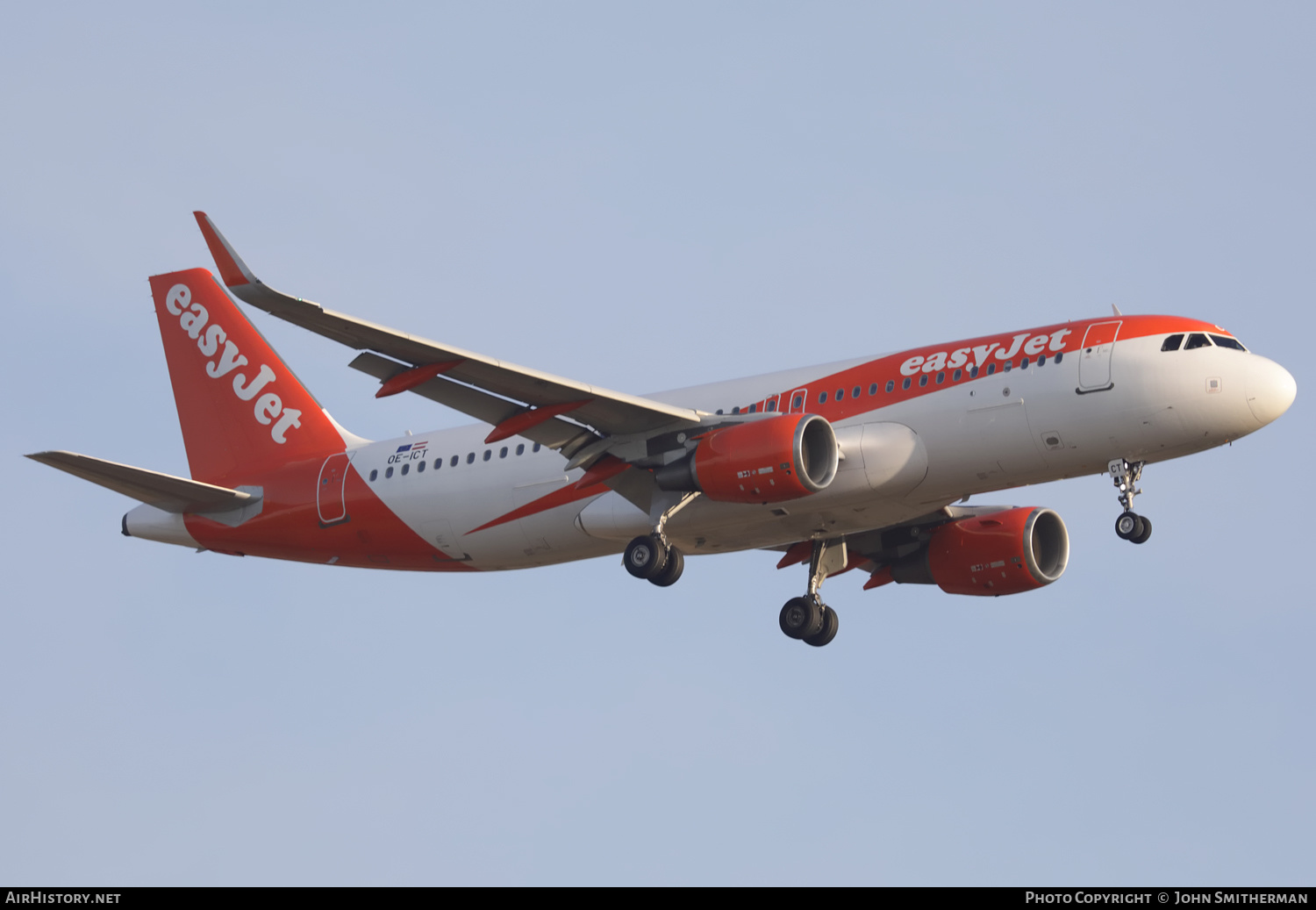 Aircraft Photo of OE-ICT | Airbus A320-214 | EasyJet | AirHistory.net ...