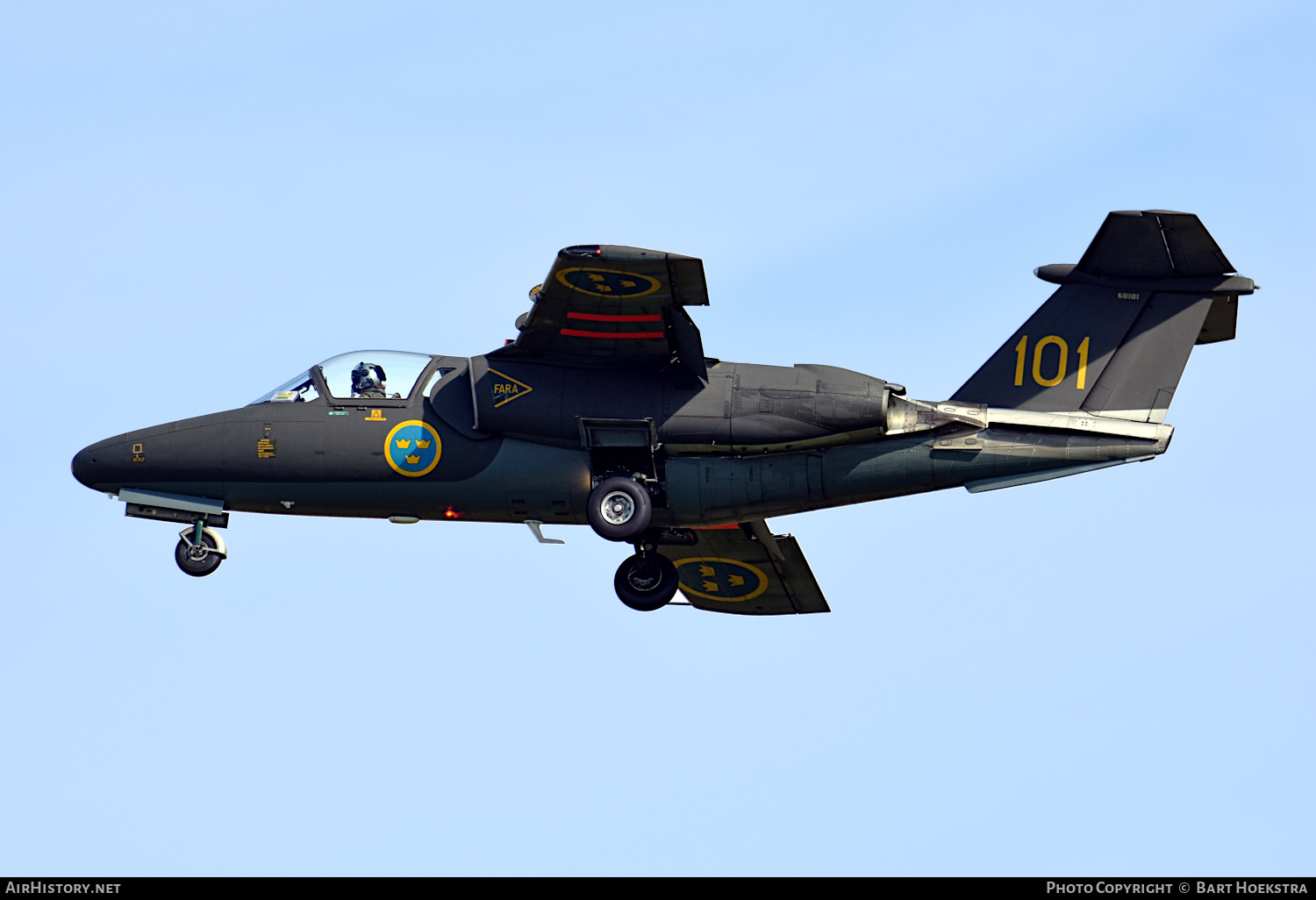 Aircraft Photo of 60101 / 101 | Saab Sk 60A | Sweden - Air Force ...