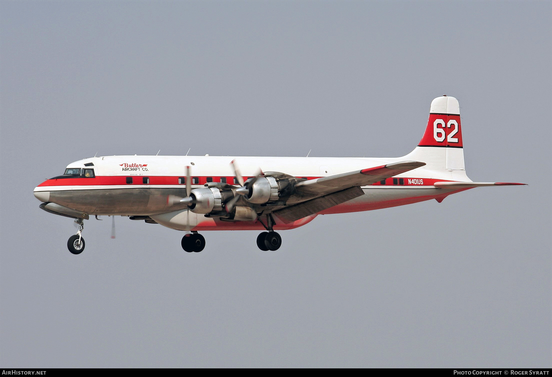 Aircraft Photo of N401US | Douglas DC-7/AT | Butler Aircraft | AirHistory.net #497087