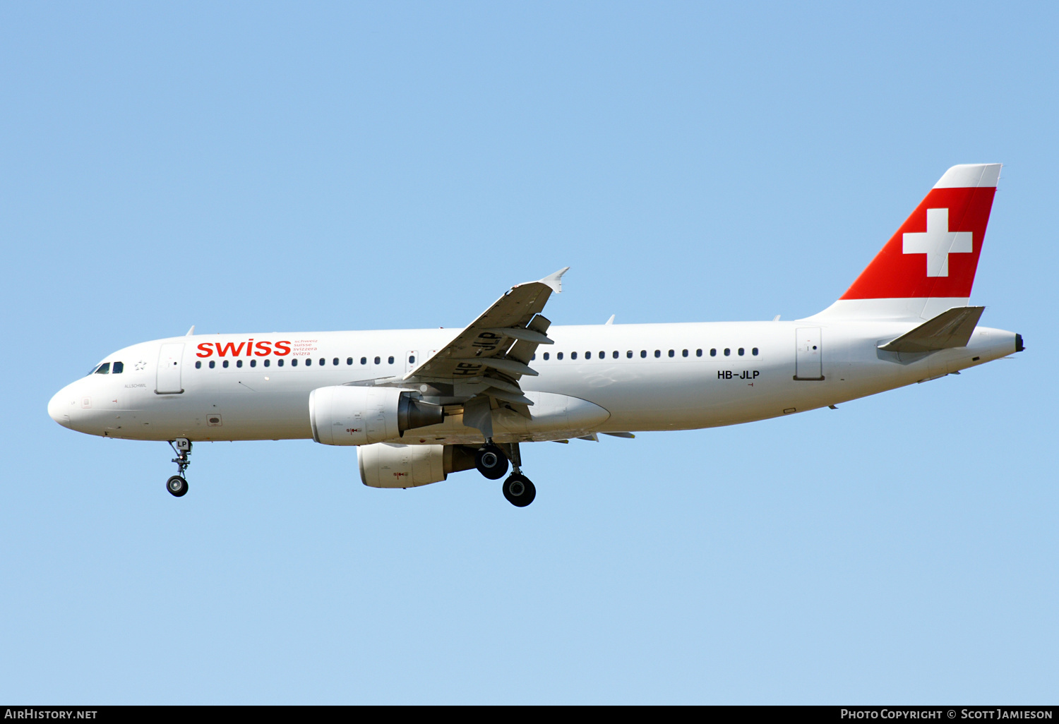 Aircraft Photo of HB-JLP | Airbus A320-214 | Swiss International Air ...