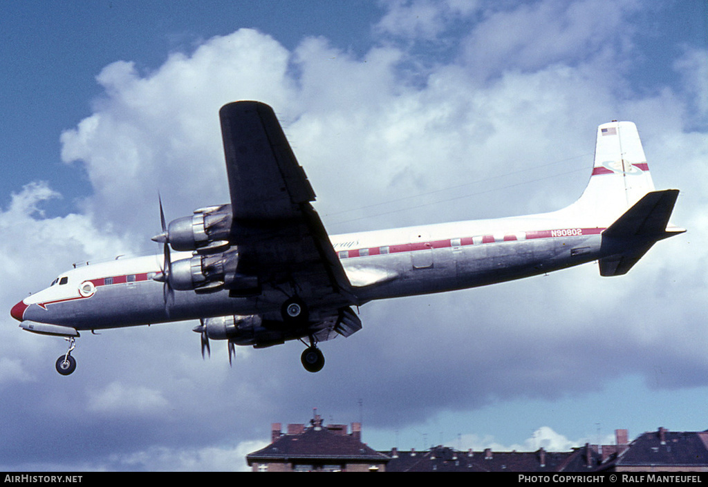 Aircraft Photo of N90802 | Douglas DC-7C | Saturn Airways | AirHistory ...