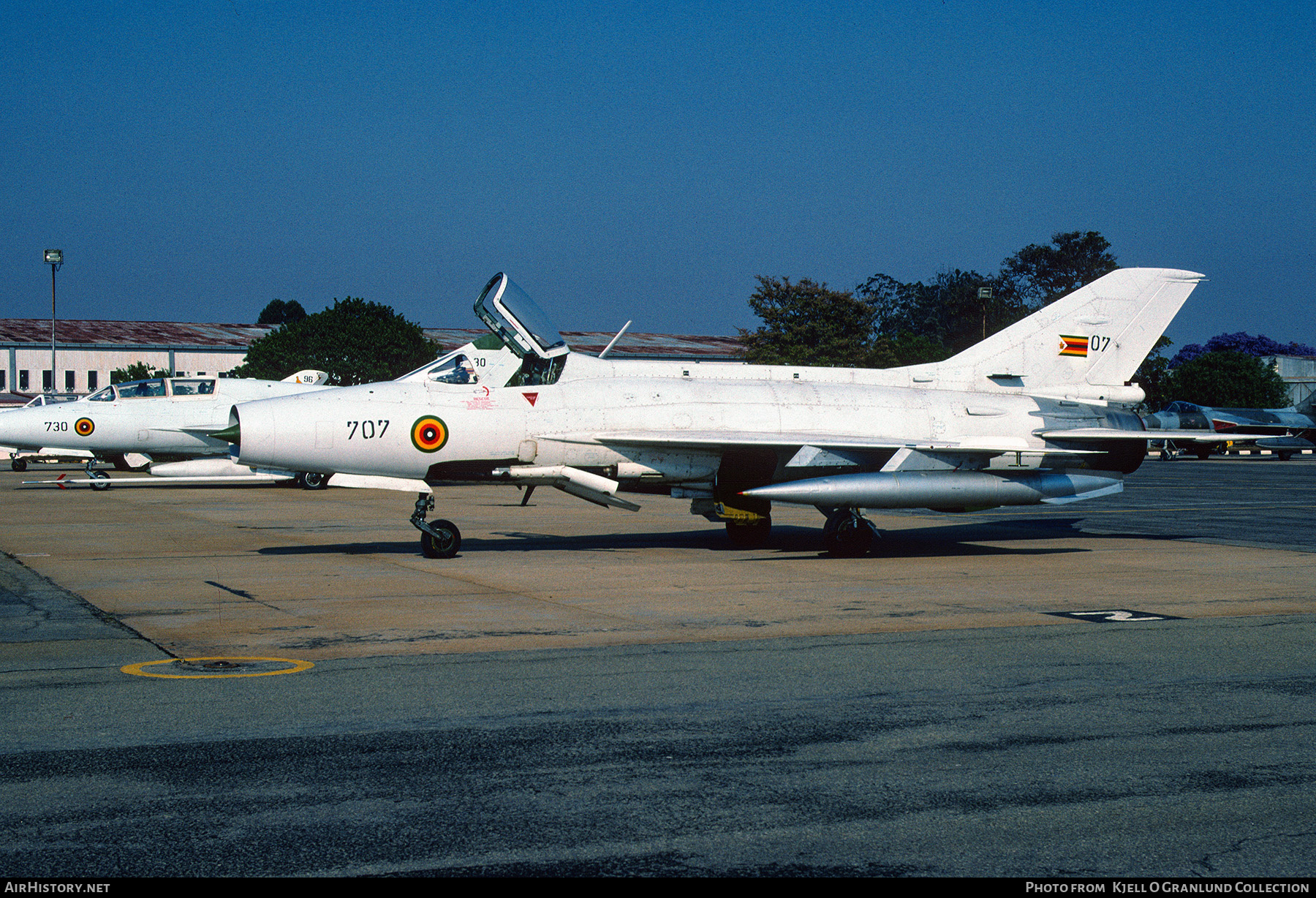 Aircraft Photo of 707 | Chengdu J-7 | Zimbabwe - Air Force | AirHistory ...