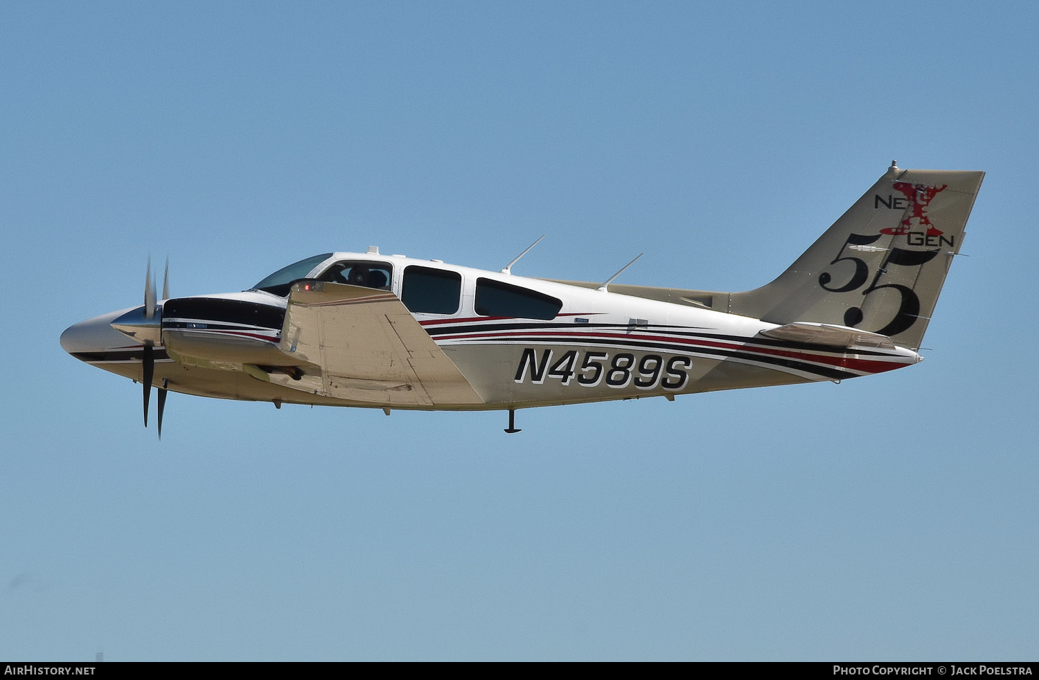 Aircraft Photo of N4589S | Beech 95-B55 Baron | AirHistory.net #501423