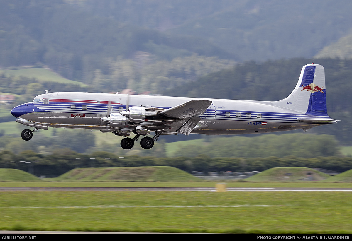 Aircraft Photo of OE-LDM | Douglas DC-6B | Red Bull | AirHistory.net #501964