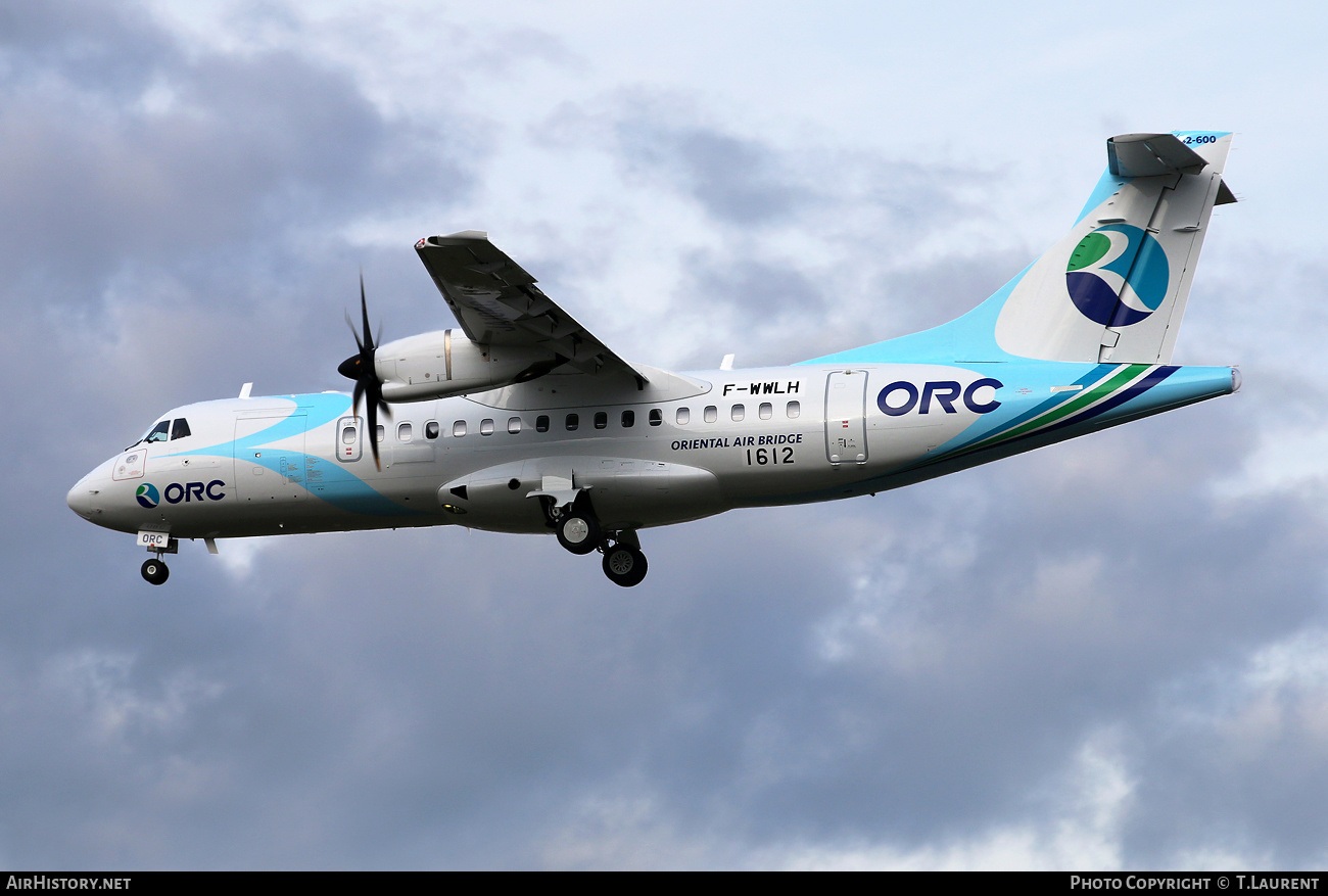 Aircraft Photo of F-WWLH | ATR ATR-42-600 | Oriental Air Bridge - ORC | AirHistory.net #510216