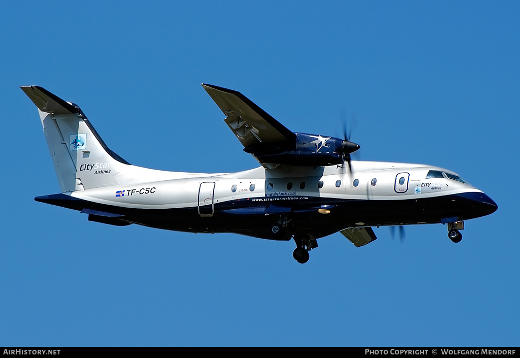 Aircraft Photo of TF-CSC | Dornier 328-110 | City Star Airlines ...