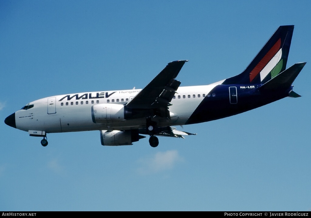 Aircraft Photo of HA-LER | Boeing 737-5K5 | Malév - Hungarian Airlines ...