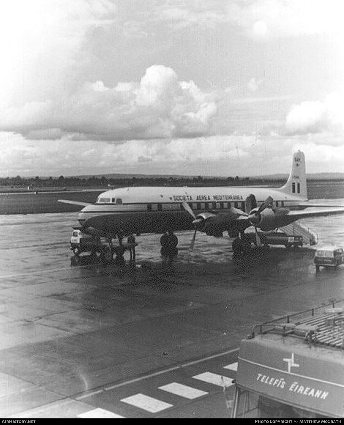 Aircraft Photo of I-DIMA | Douglas DC-6B | Società Aerea Mediterranea ...