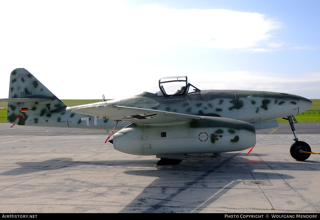 Aircraft Photo of D-IMTT / 501244 | Messerschmitt Me-262A-1C Schwalbe ...