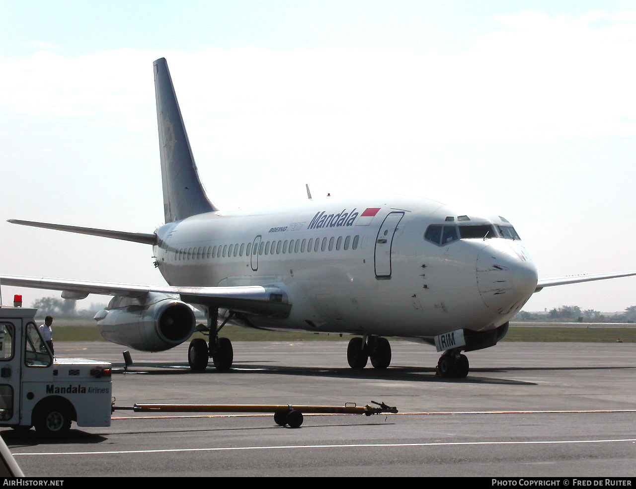 Aircraft Photo of PK-RIM | Boeing 737-230/Adv | Mandala Airlines ...