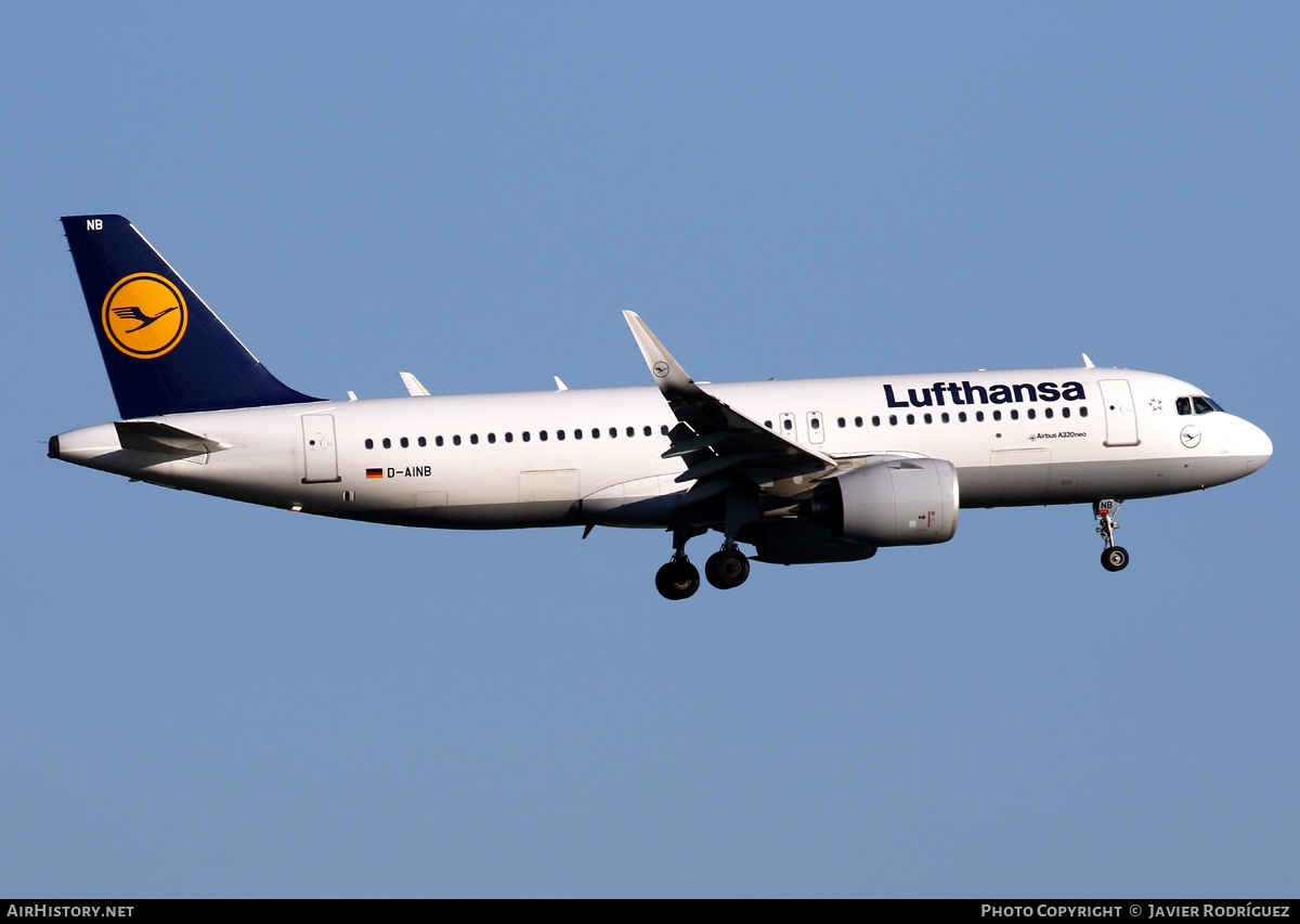 Aircraft Photo of D-AINB | Airbus A320-271N | Lufthansa | AirHistory ...