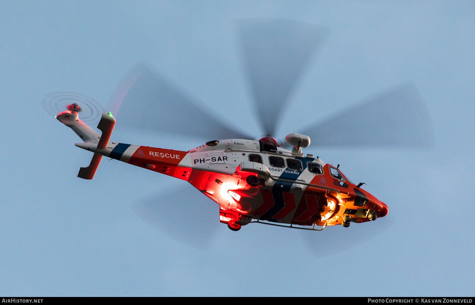 Aircraft Photo of PH-SAR | Leonardo AW-189 | Kustwacht - Netherlands Coastguard | AirHistory.net ...