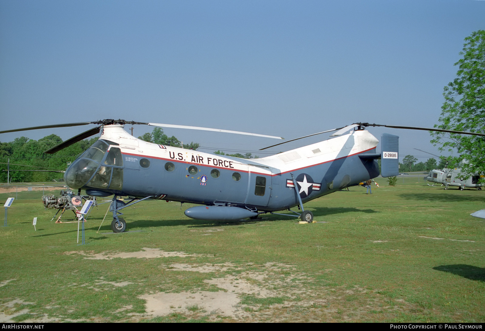 Aircraft Photo of 52-8685 / 0-28685 | Piasecki CH-21B Workhorse | USA - Air Force | AirHistory ...