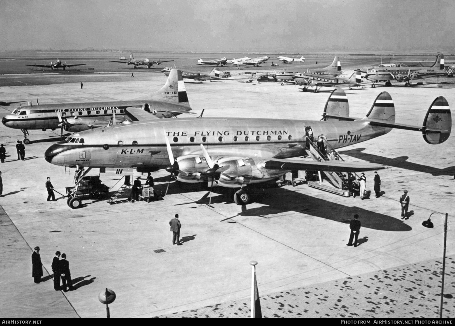 Aircraft Photo of PH-TAV | Lockheed L-049 Constellation | KLM - Royal ...