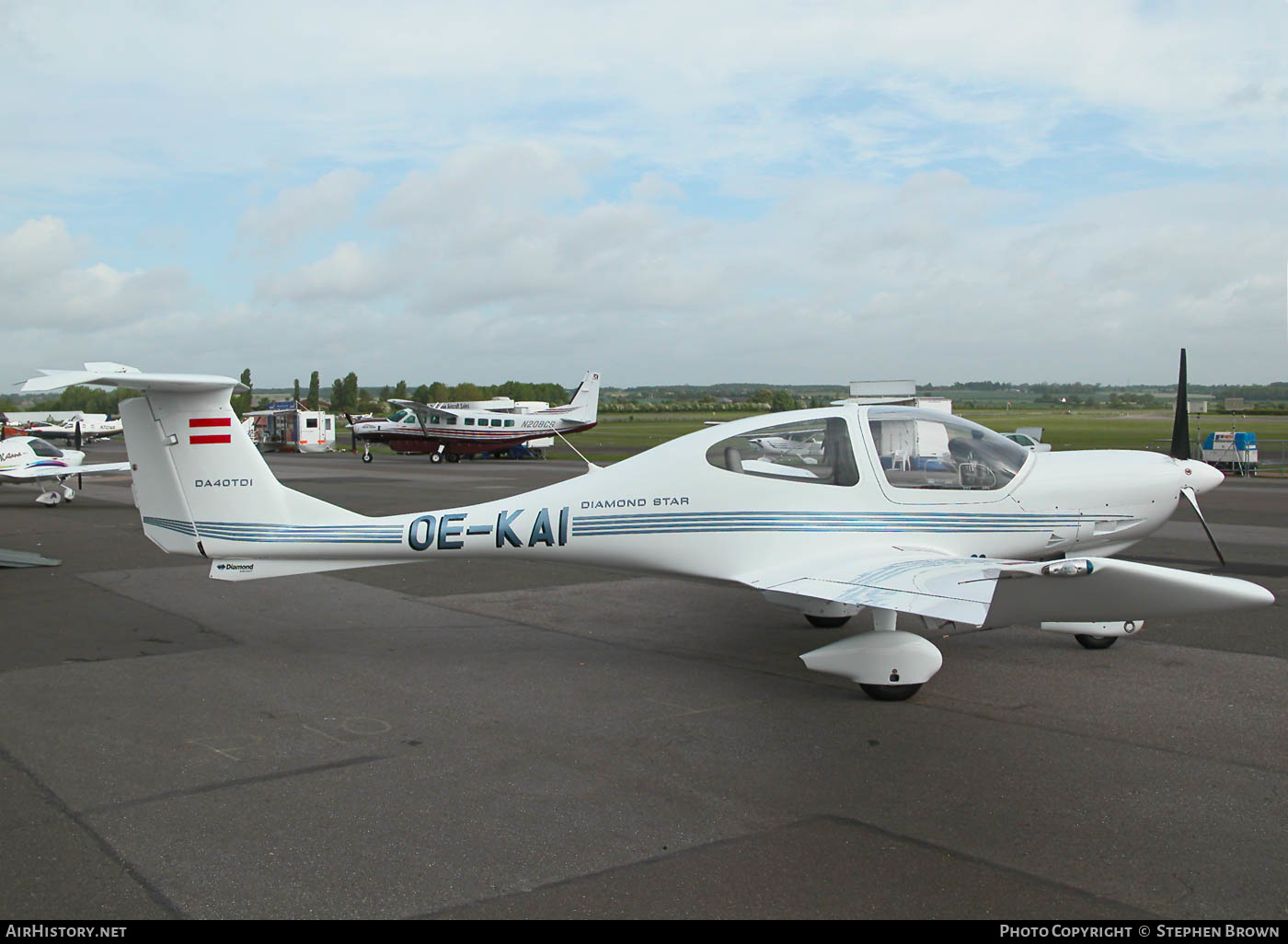 Aircraft Photo of OE-KAI | Diamond DA40D Diamond Star TDI | AirHistory ...