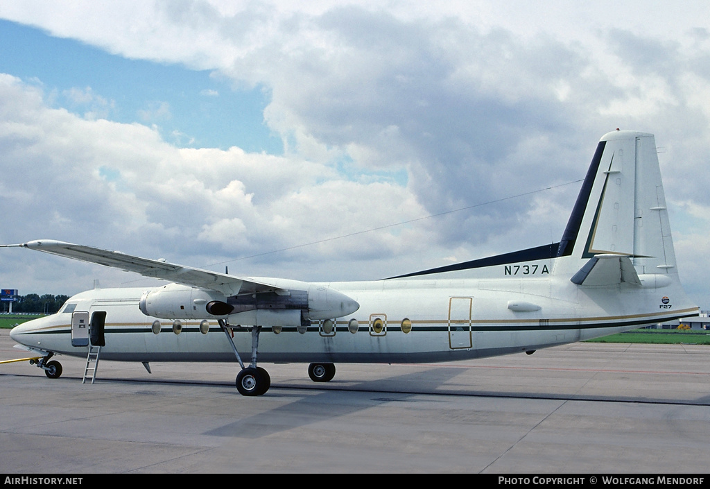 Aircraft Photo of N737A | Fokker F27-500C/RF Friendship | Saudi Aramco ...