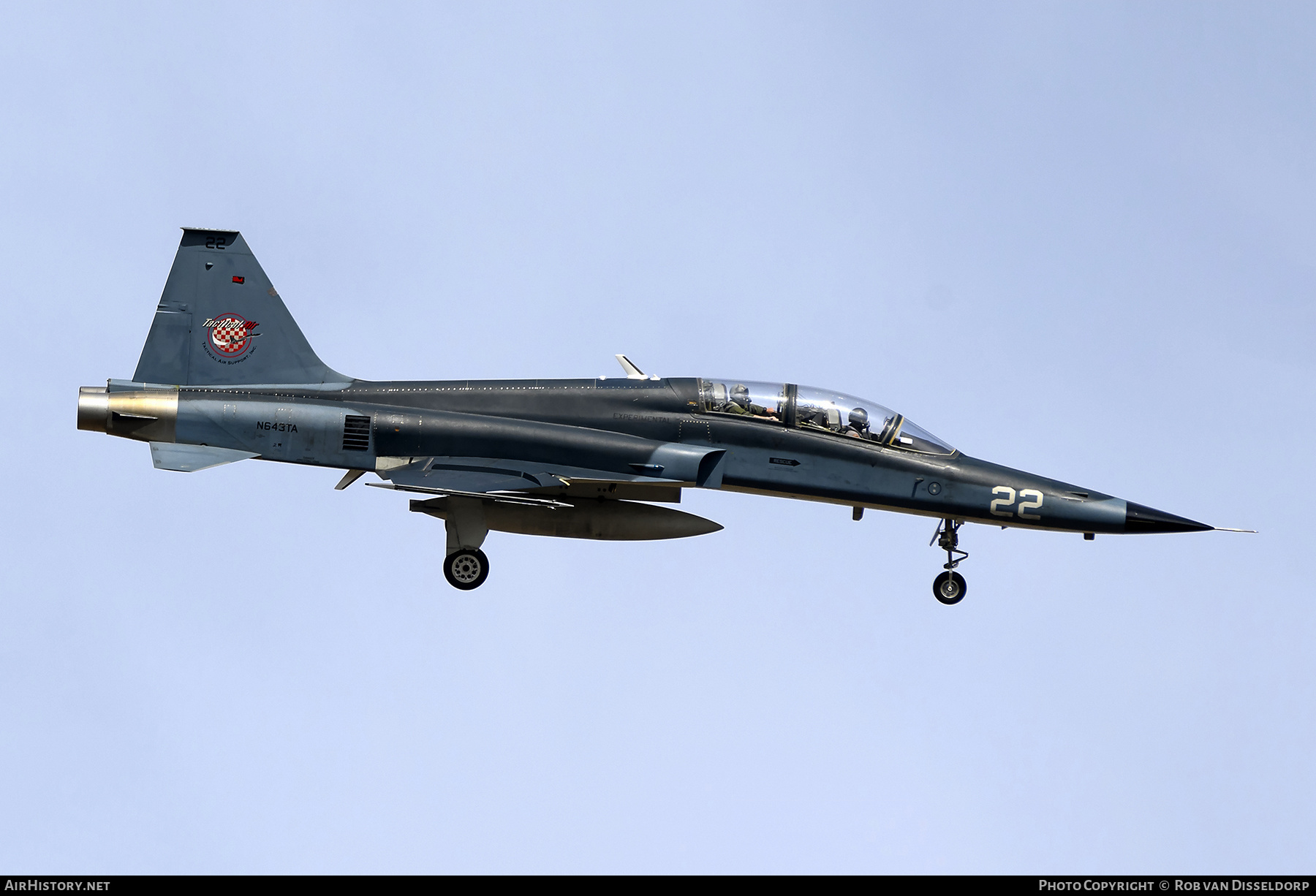 Aircraft Photo of N643TA | Northrop F-5F Franken-Tiger | TacAir - Tactical Air Support ...