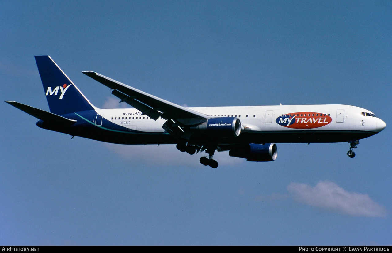 Aircraft Photo of G-DAJC | Boeing 767-31K/ER | MyTravel Airways ...