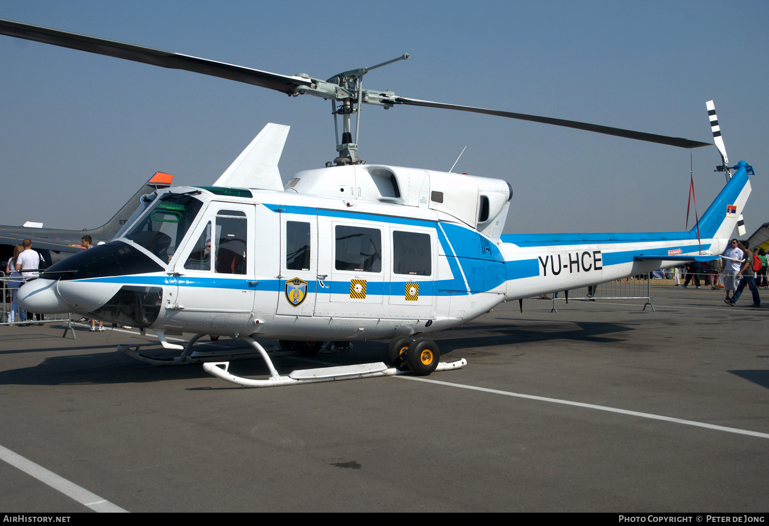 Aircraft Photo of YU-HCE | Agusta AB-212 | Serbia Police | AirHistory ...
