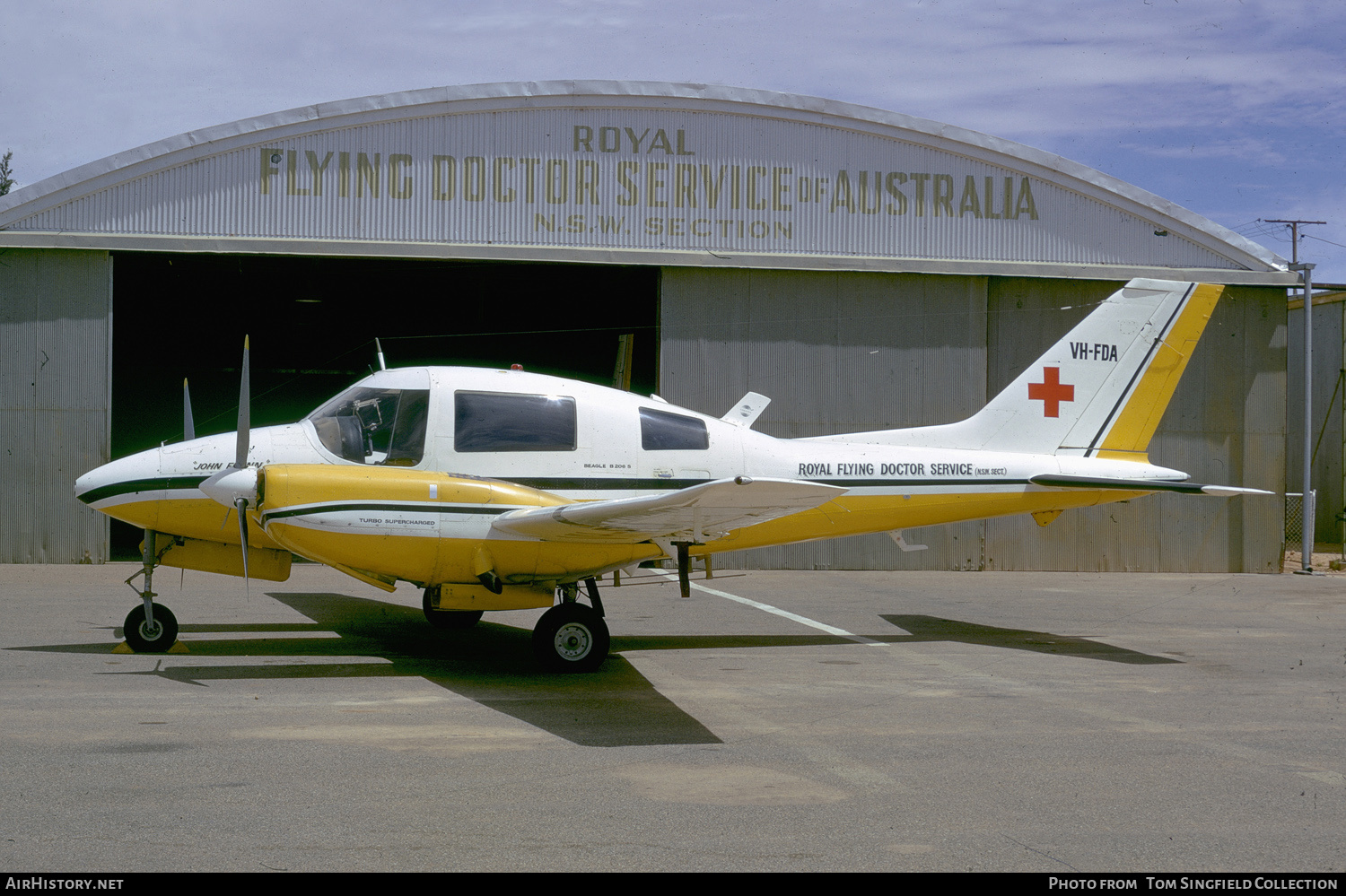 Aircraft Photo of VH-FDA | Beagle B.206S Series 2 | Royal Flying Doctor ...