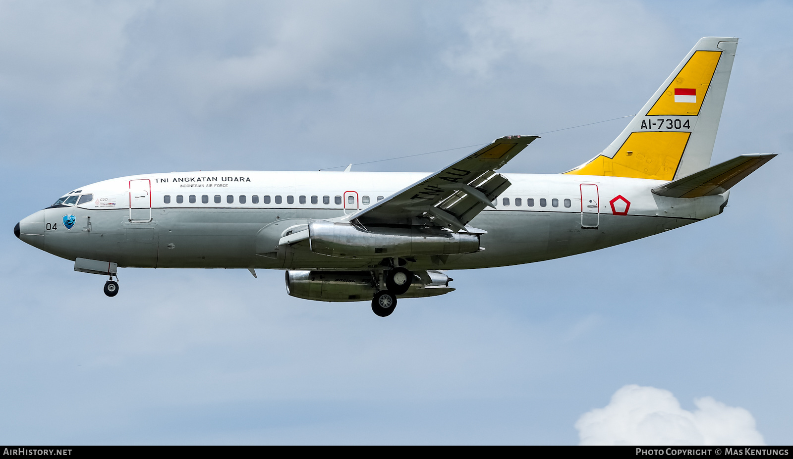 Aircraft Photo of AI-7304 | Boeing 737-2Q8/Adv | Indonesia - Air Force ...