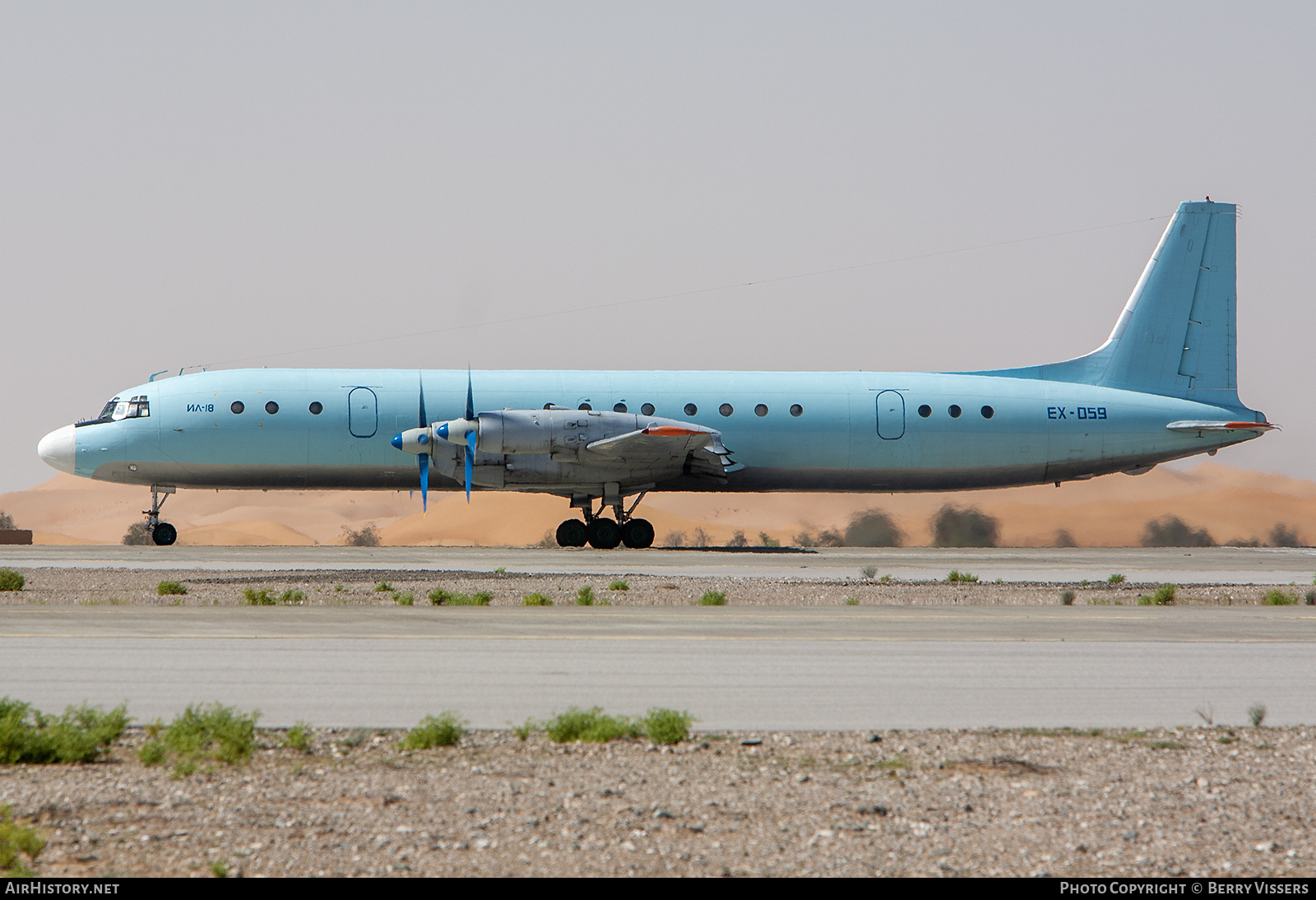 Aircraft Photo of EX-059 | Ilyushin Il-18V | AirHistory.net #549381