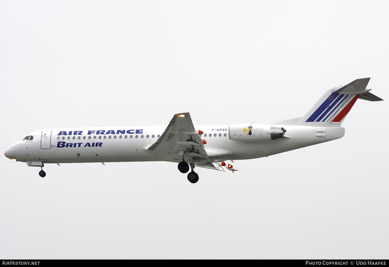 Aircraft Photo of F-GPXD | Fokker 100 (F28-0100) | Air France ...