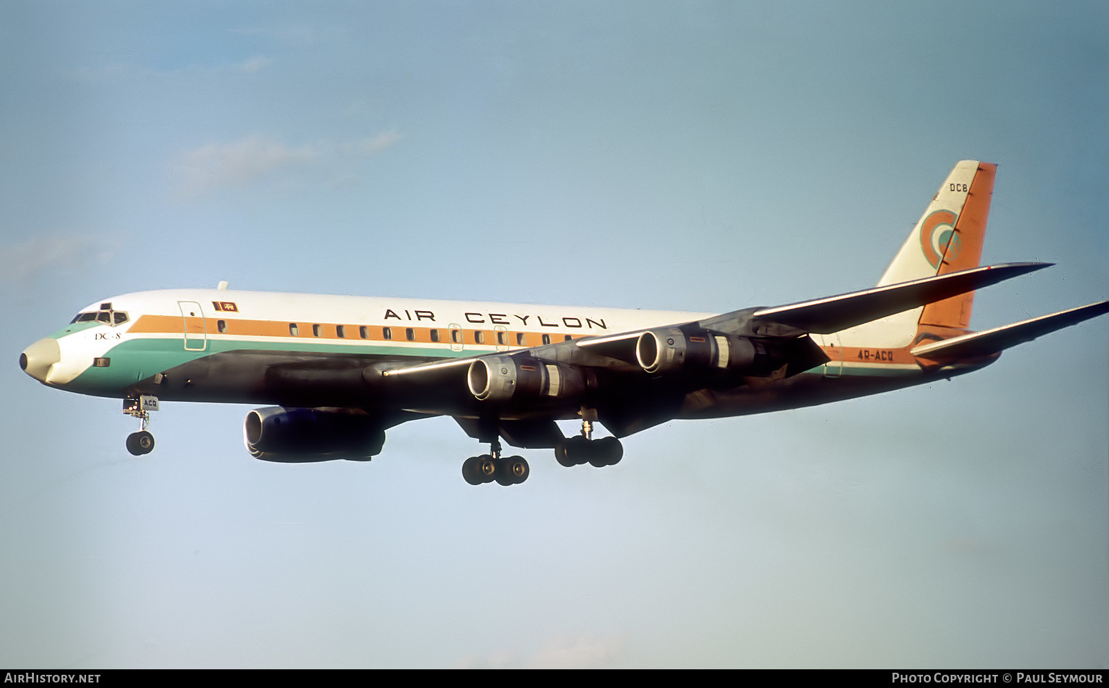 Aircraft Photo of 4R-ACQ | Douglas DC-8-53 | Air Ceylon | AirHistory ...