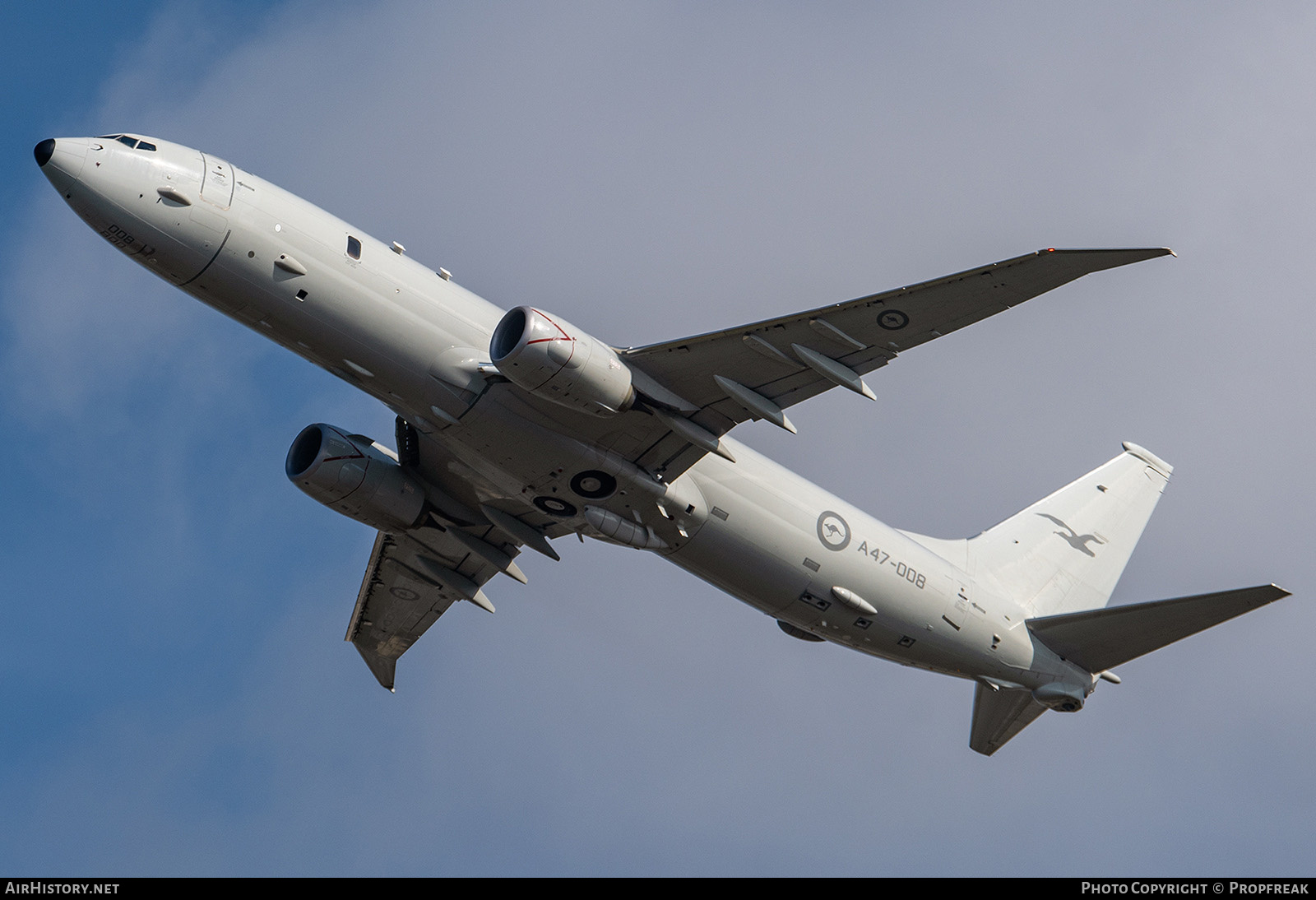 Aircraft Photo of A47-008 | Boeing P-8A Poseidon | Australia - Air Force | AirHistory.net #562364