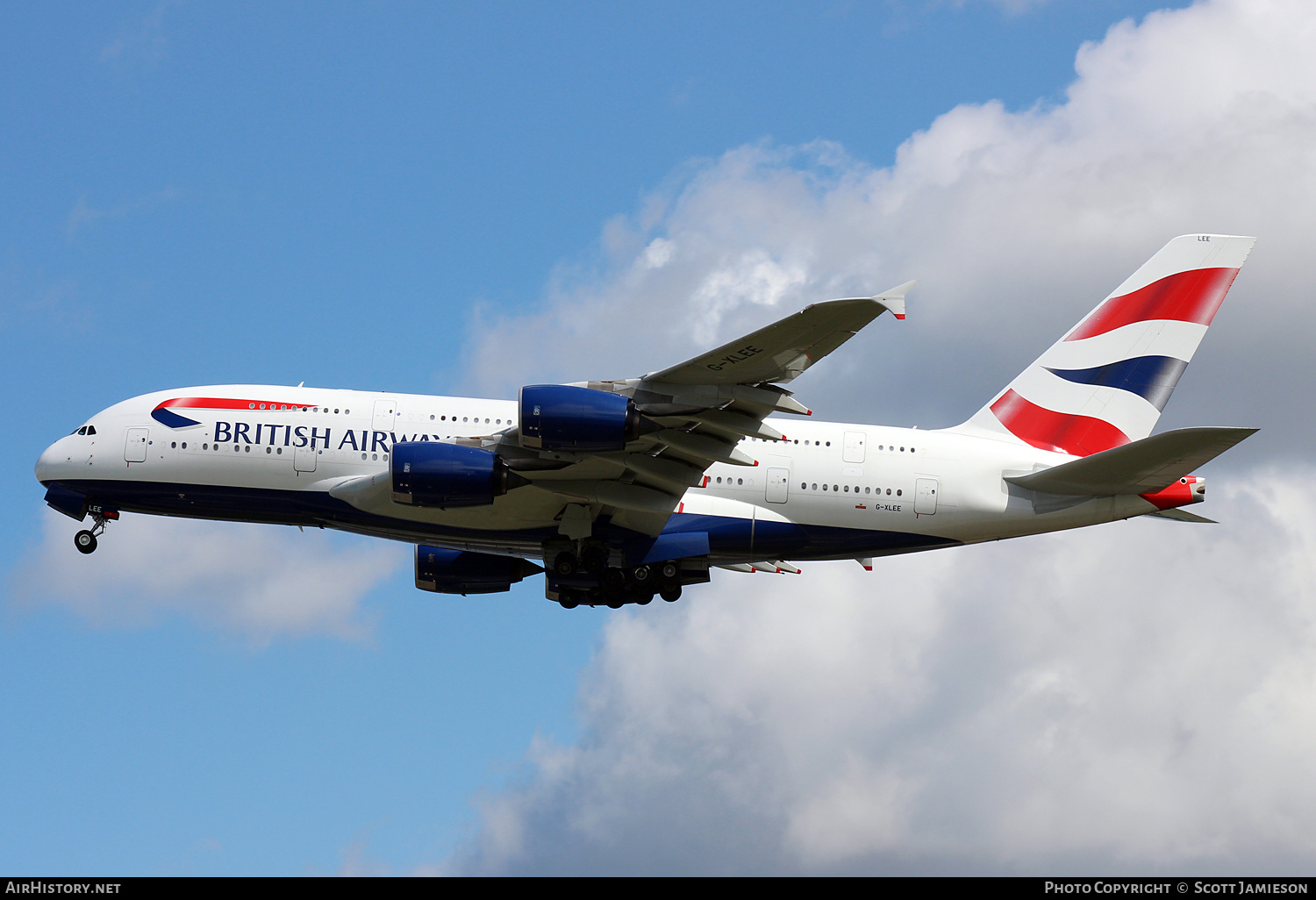 Aircraft Photo of G-XLEE | Airbus A380-841 | British Airways ...