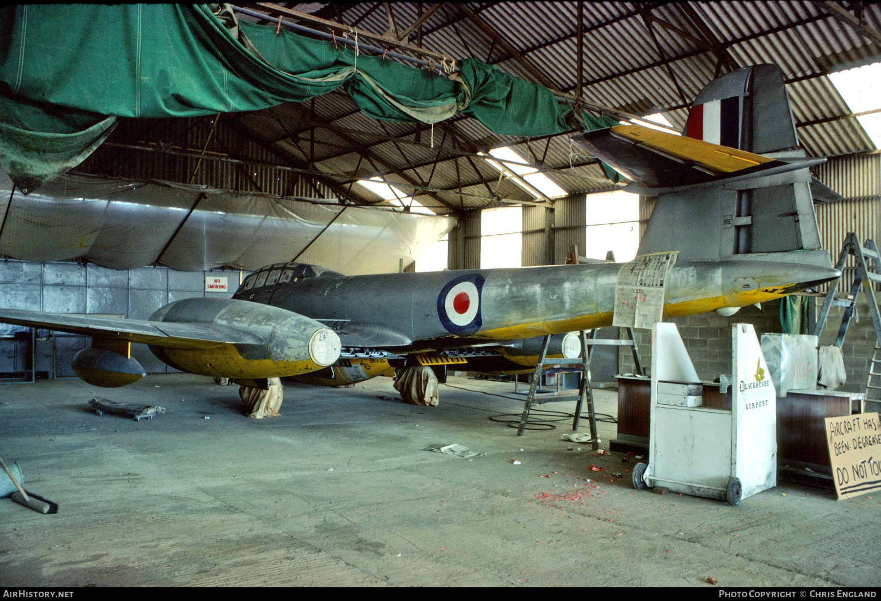 Aircraft Photo of WM167 | Gloster Meteor TT20 | UK - Air Force ...