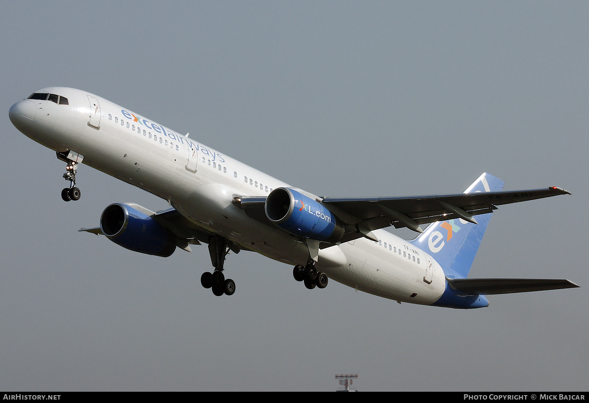 Aircraft Photo of TF-ARI | Boeing 757-2Y0 | Excel Airways | AirHistory ...