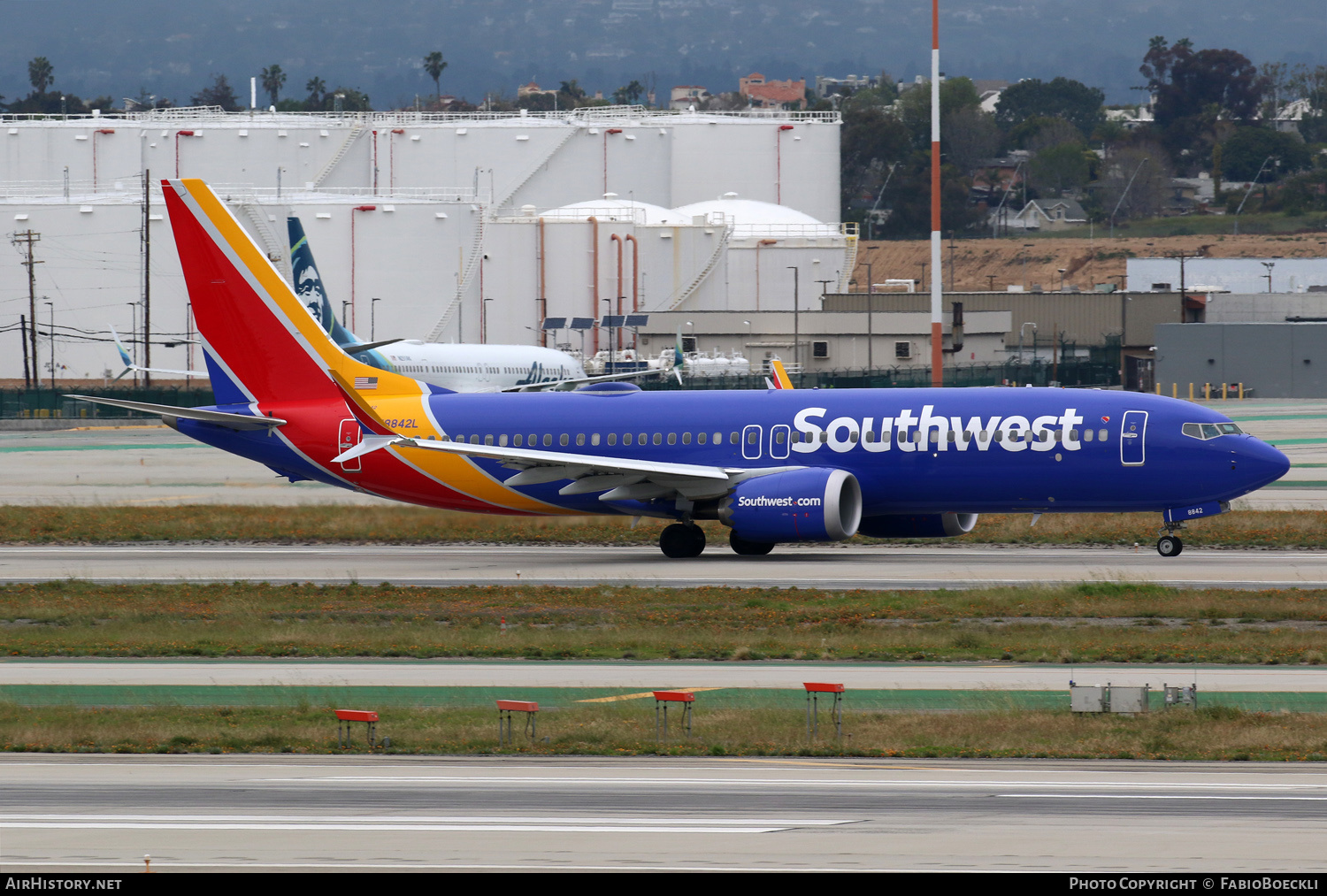 Aircraft Photo of N8842L | Boeing 737-8 Max 8 | Southwest Airlines ...
