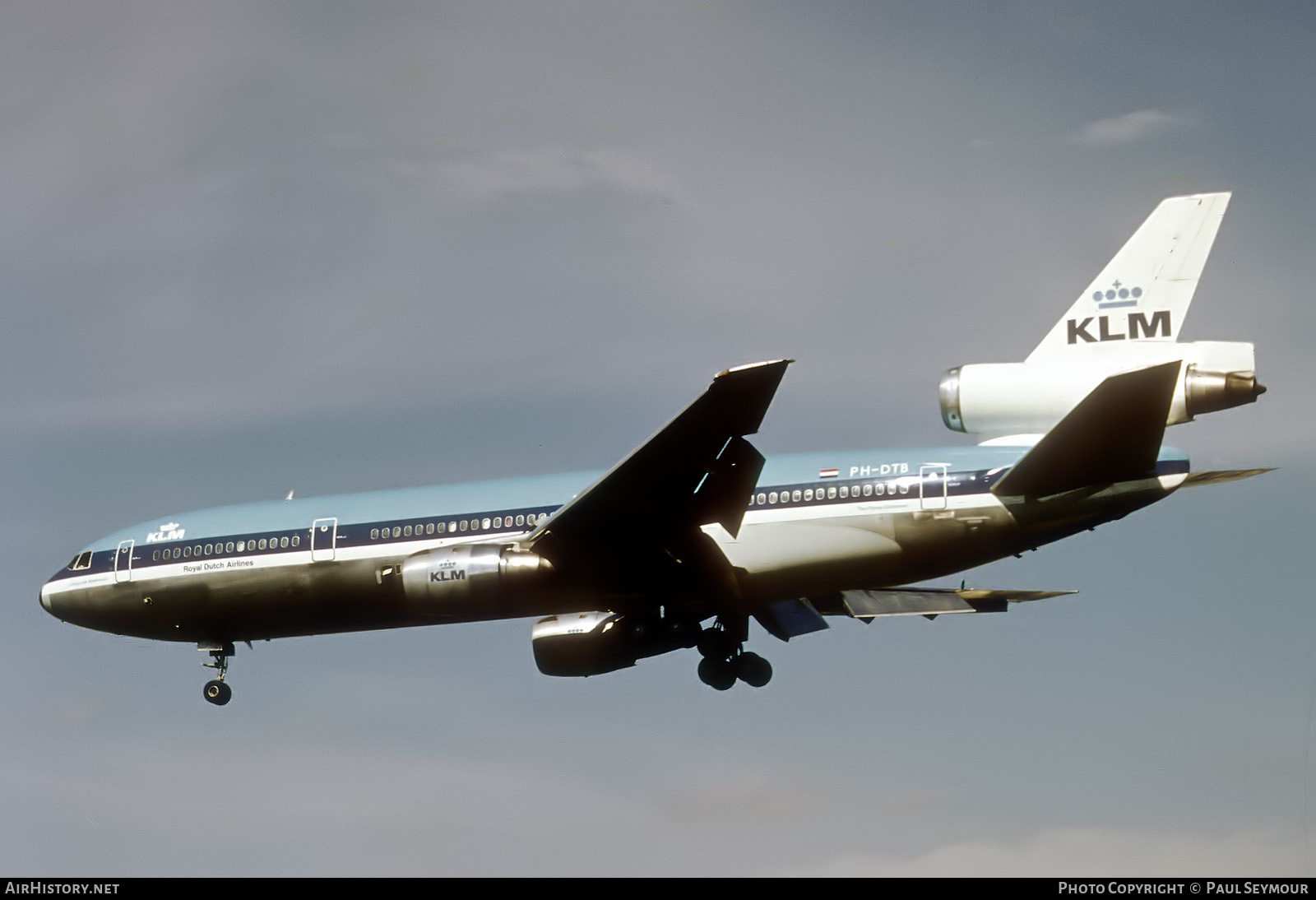 Aircraft Photo of PH-DTB | McDonnell Douglas DC-10-30 | KLM - Royal Dutch Airlines | AirHistory ...