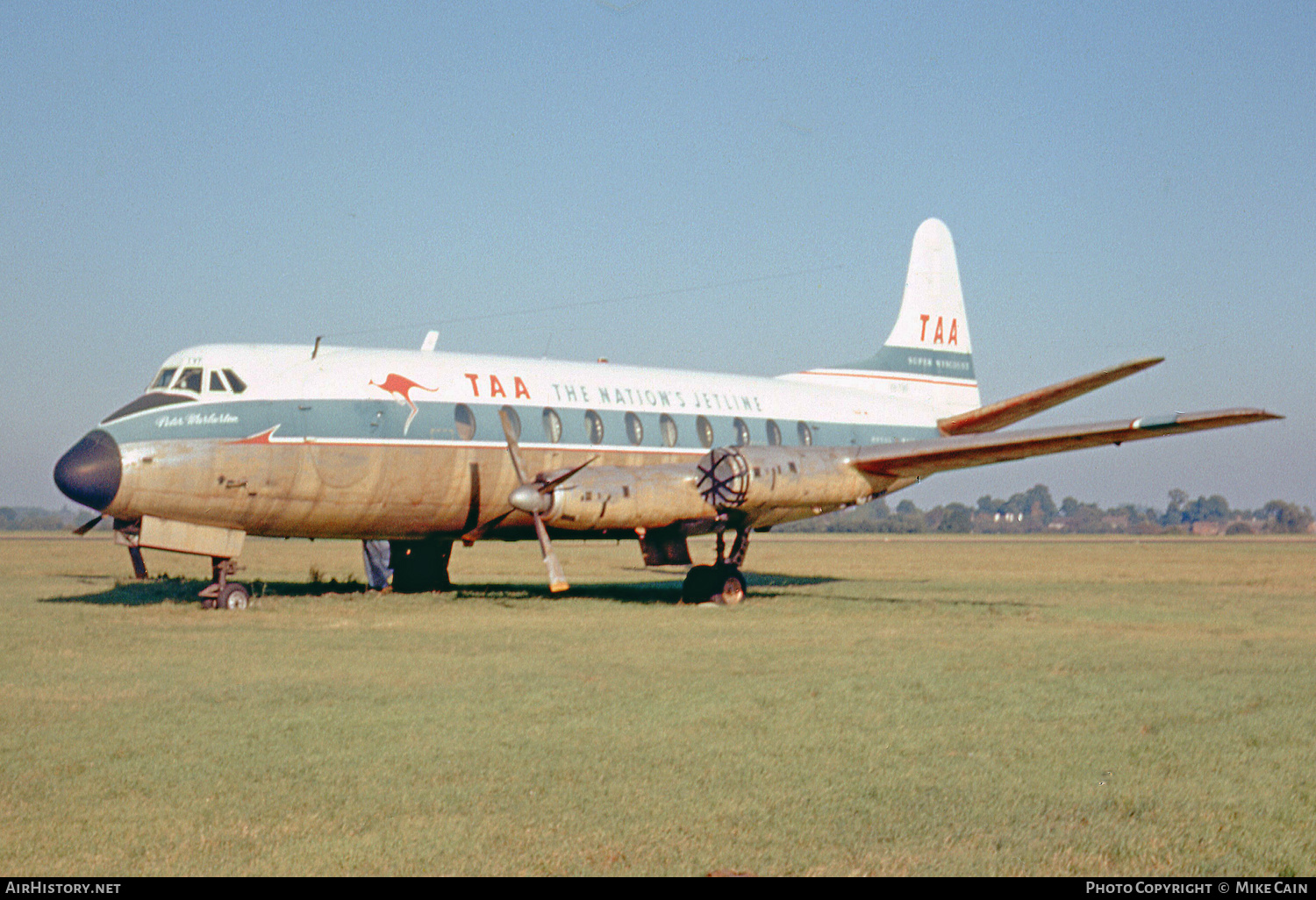 Aircraft Photo of VH-TVF | Vickers 720 Viscount | Trans-Australia ...