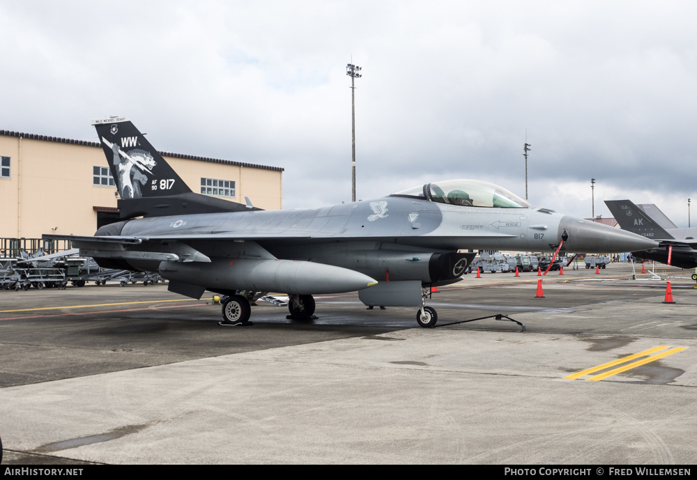 Aircraft Photo of 90-0817 / AF90-817 | General Dynamics F-16CM Fighting Falcon | USA - Air Force ...