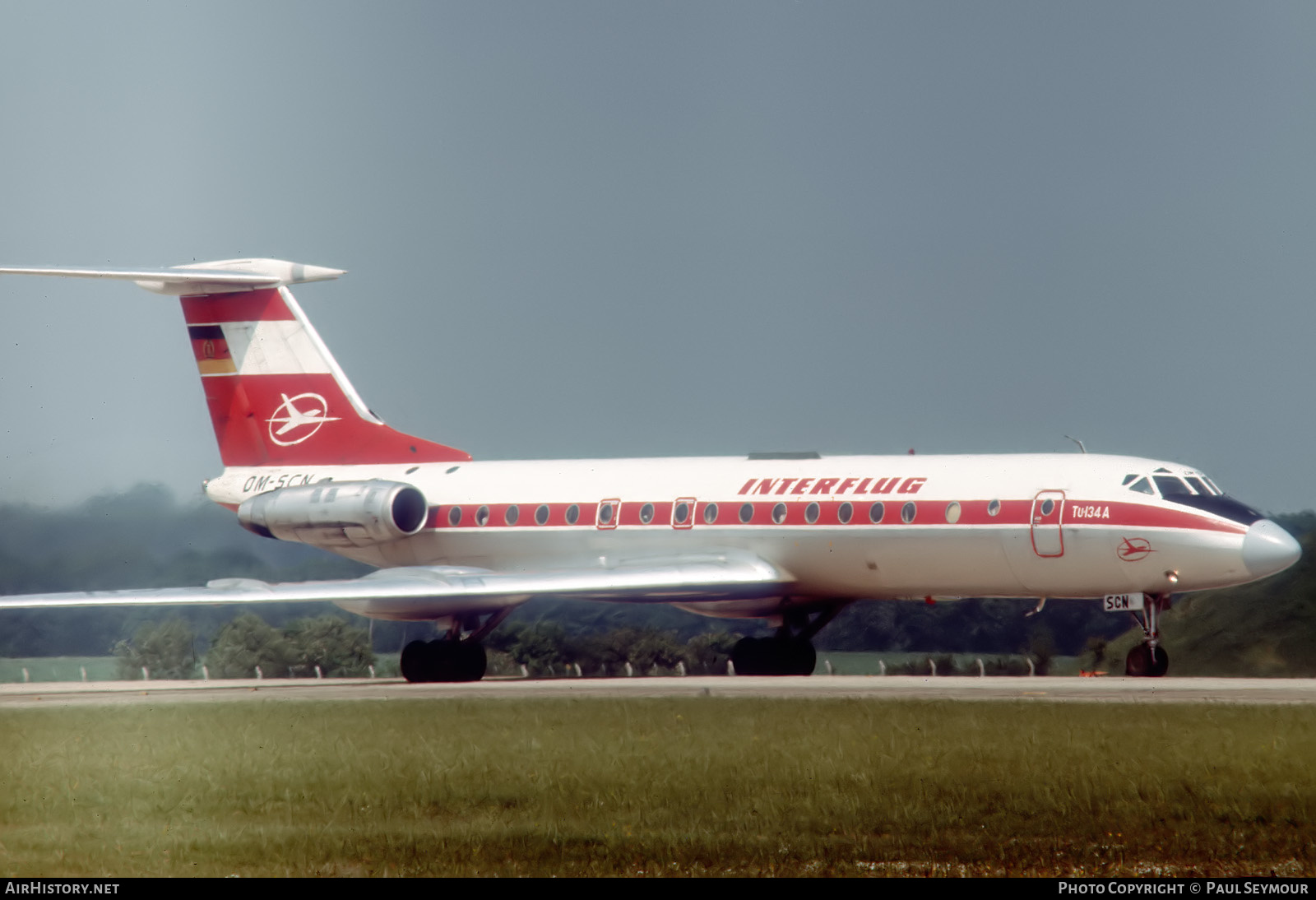 Aircraft Photo of DM-SCN | Tupolev Tu-134AK | Interflug | AirHistory ...