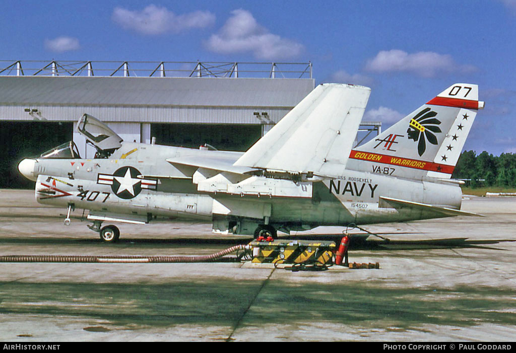 Aircraft Photo of 154507 | LTV A-7B Corsair II | USA - Navy ...