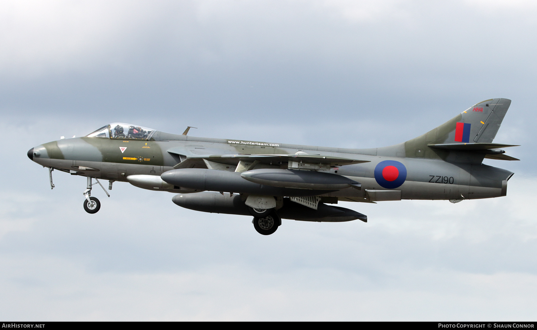 Aircraft Photo of ZZ190 | Hawker Hunter F58 | UK - Air Force ...