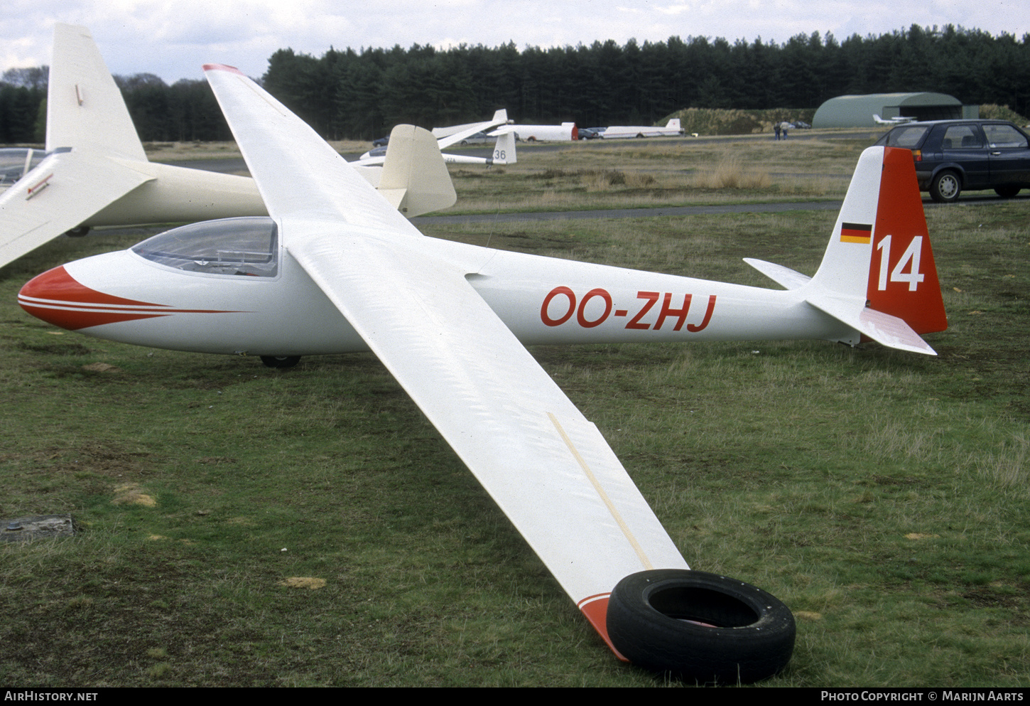 Aircraft Photo of OO-ZHJ | Schleicher Ka-6CR Rhonsegler | AirHistory ...