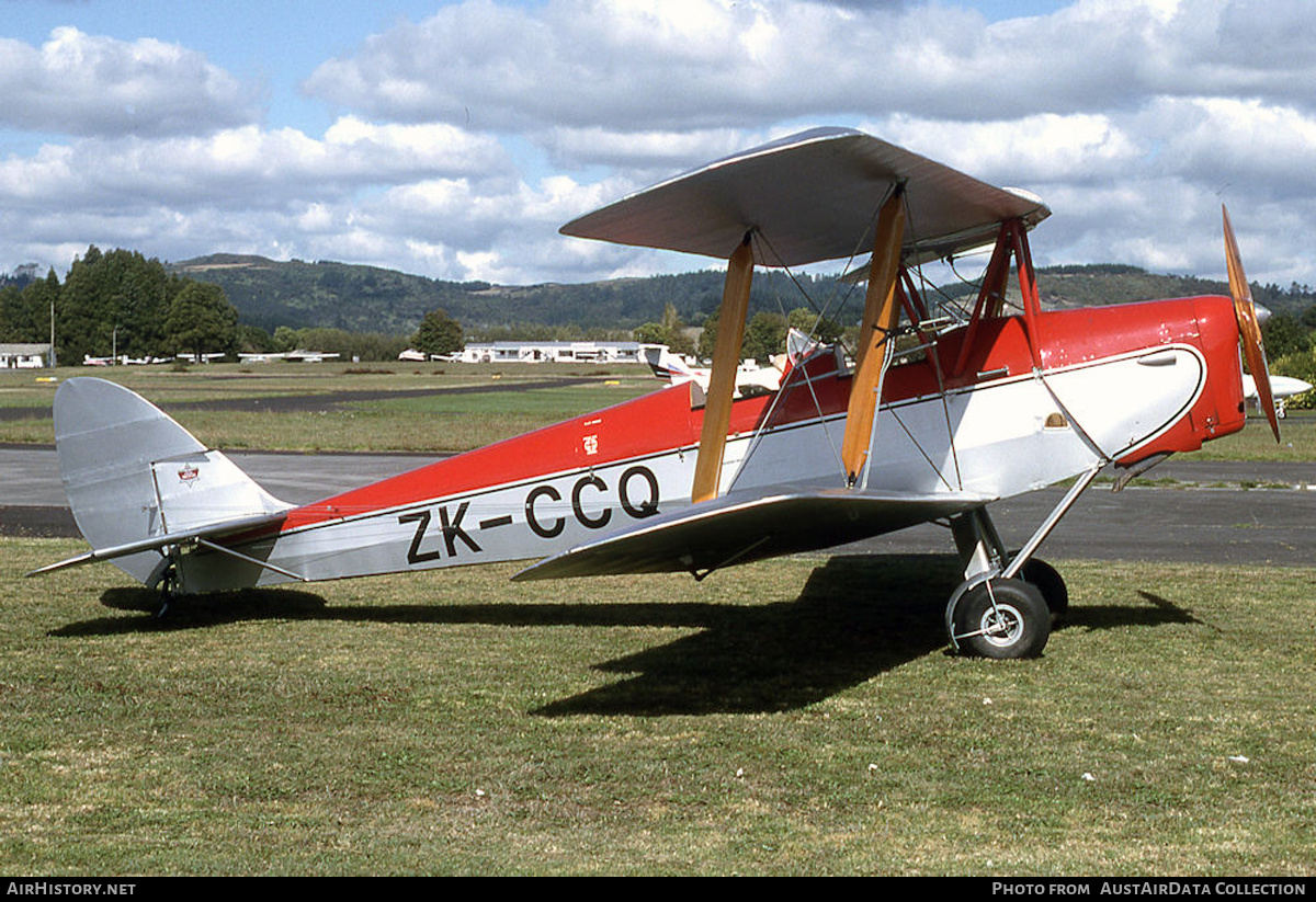 Aircraft Photo of ZK-CCQ | De Havilland D.H. 82A Tiger Moth ...