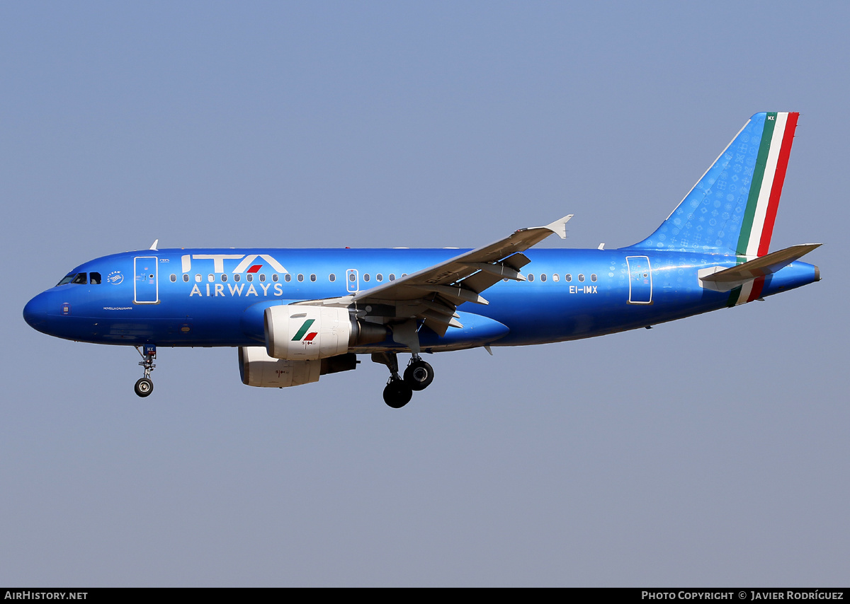 Aircraft Photo of EI-IMX | Airbus A319-111 | ITA Airways | AirHistory ...