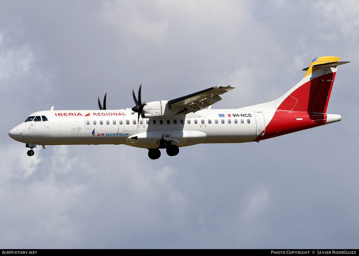 Aircraft Photo of 9H-NCD | ATR ATR-72-600 (ATR-72-212A) | Air Nostrum ...