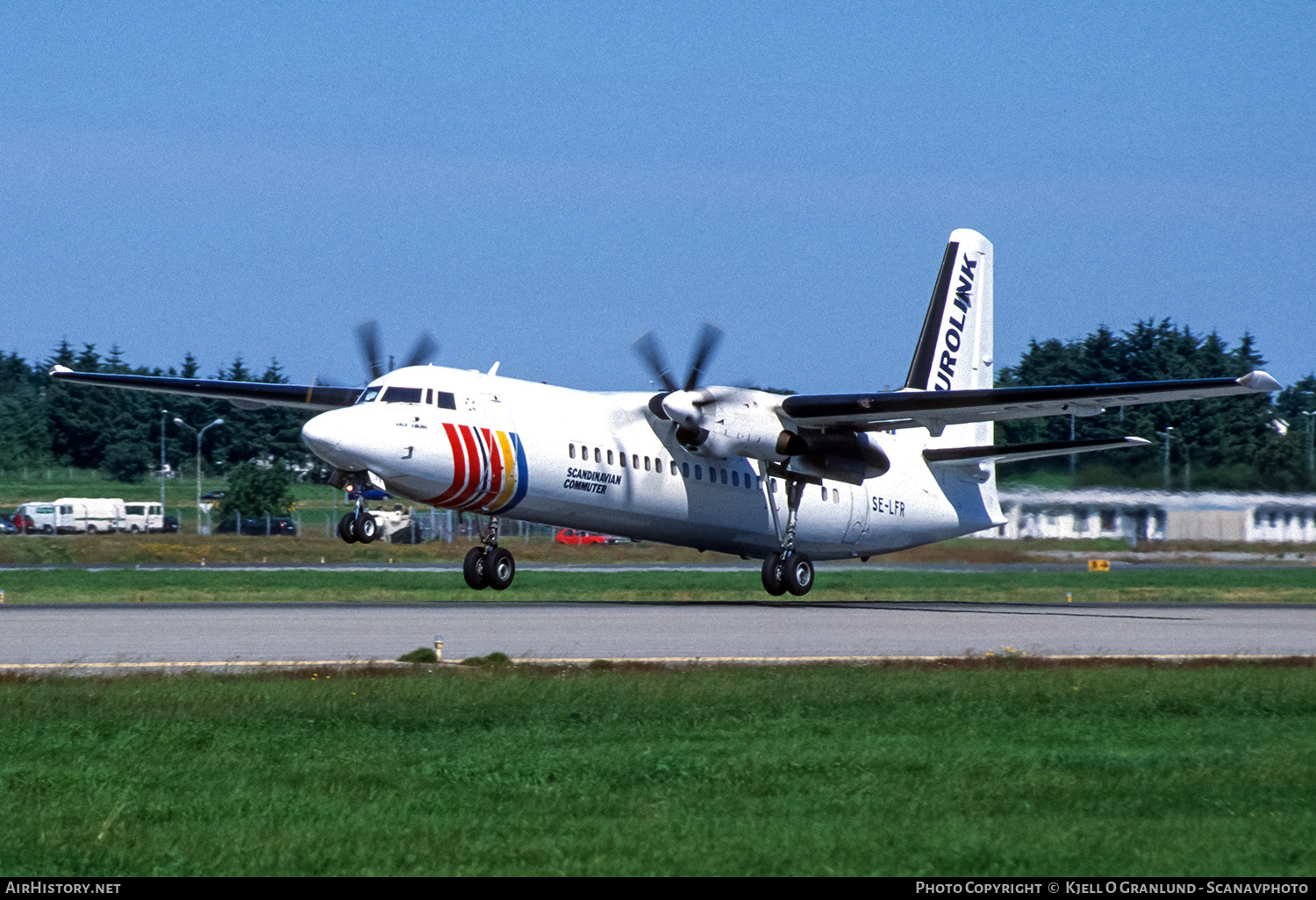 Aircraft Photo of SE-LFR | Fokker 50 | Scandinavian Commuter - Eurolink ...