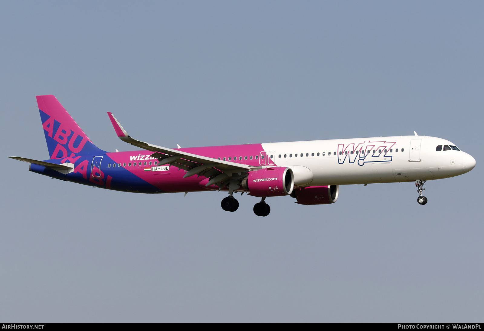 Aircraft Photo of HA-LGD | Airbus A321-271NX | Wizz Air | AirHistory.net #601988