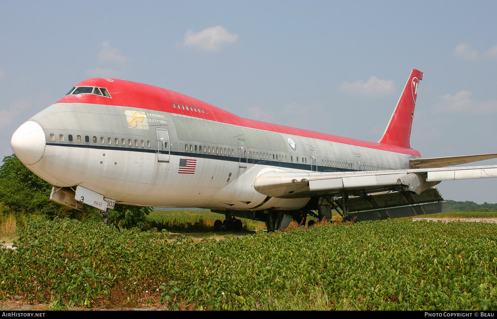 Aircraft Photo of N603US | Boeing 747-151 | Northwest Airlines ...