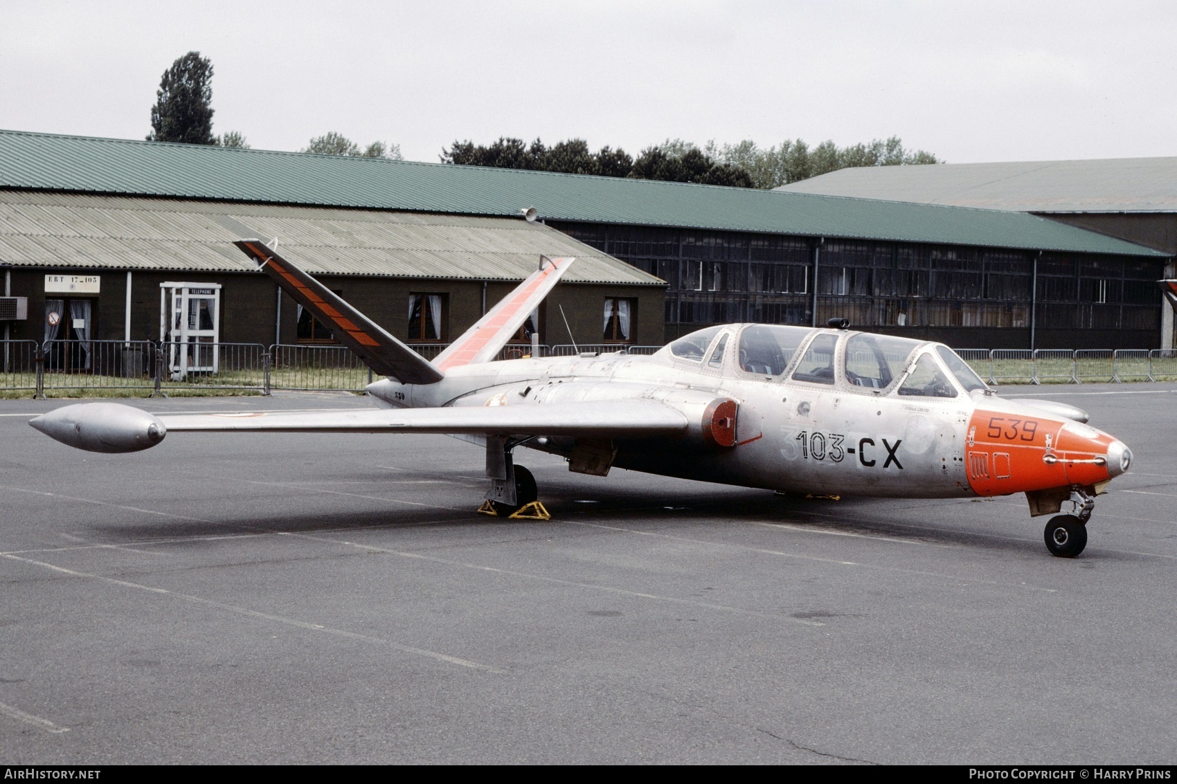 Aircraft Photo of 539 | Fouga CM-170R Magister | France - Air Force ...