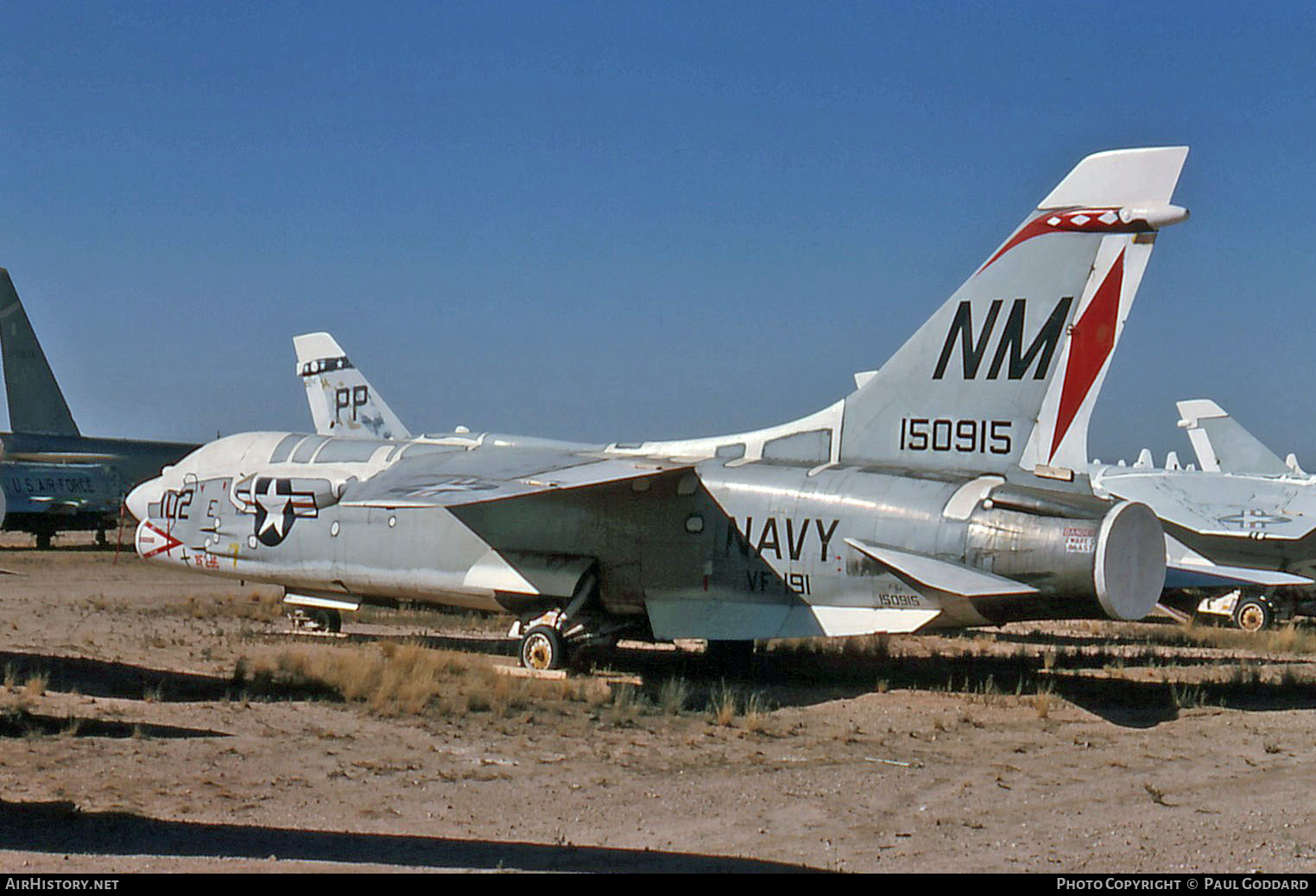 Aircraft Photo of 150915 | Vought F-8J Crusader | USA - Navy ...